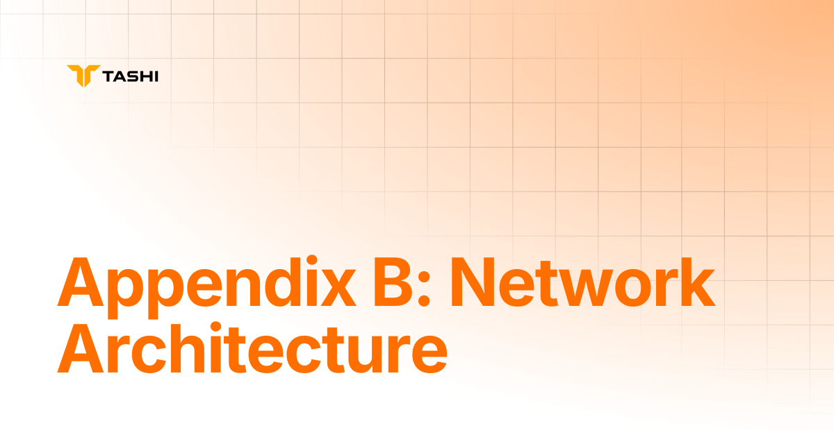 Appendix B: Network Architecture | Documentation